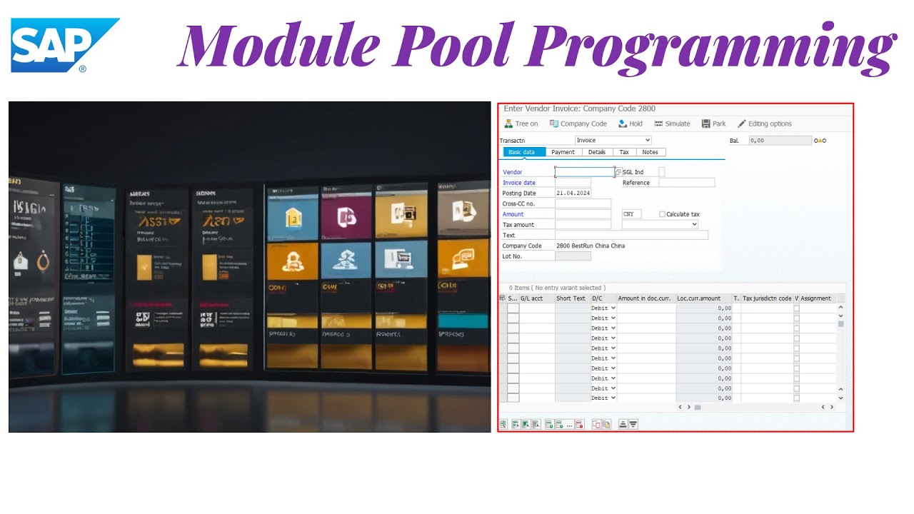 Module Pool Programming Sap Abap General Overview Youtube