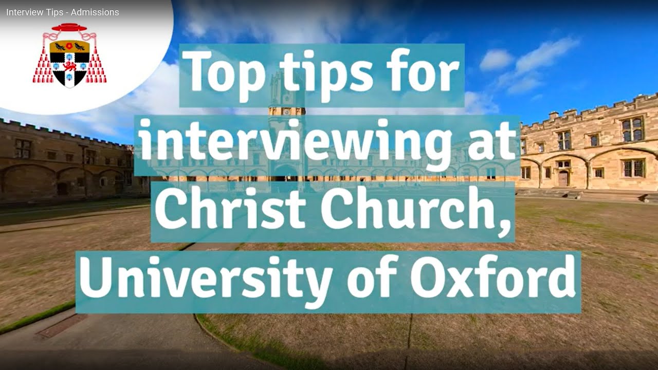 Interview Tips Admissions Youtube