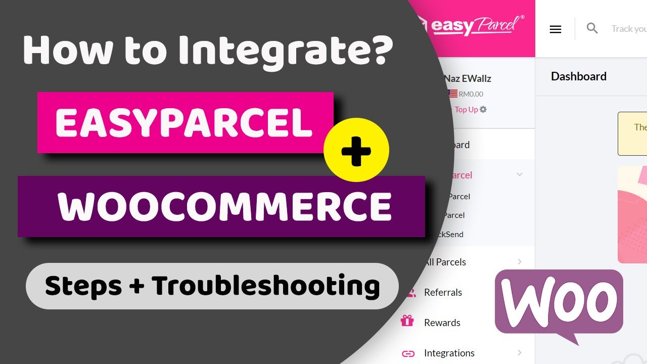 Cara Integrate Easyparcel Di Woocommerce Online Store Youtube