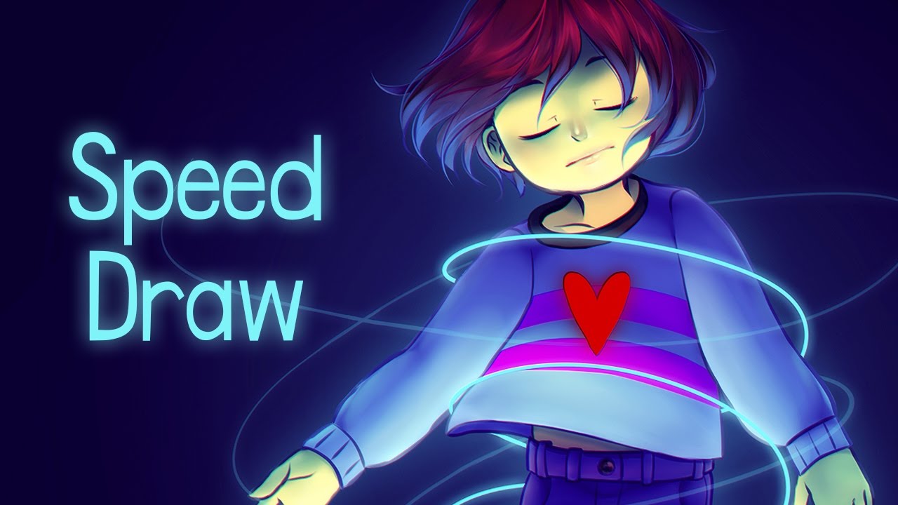 Undertale Frisk Speed Draw Sai Youtube