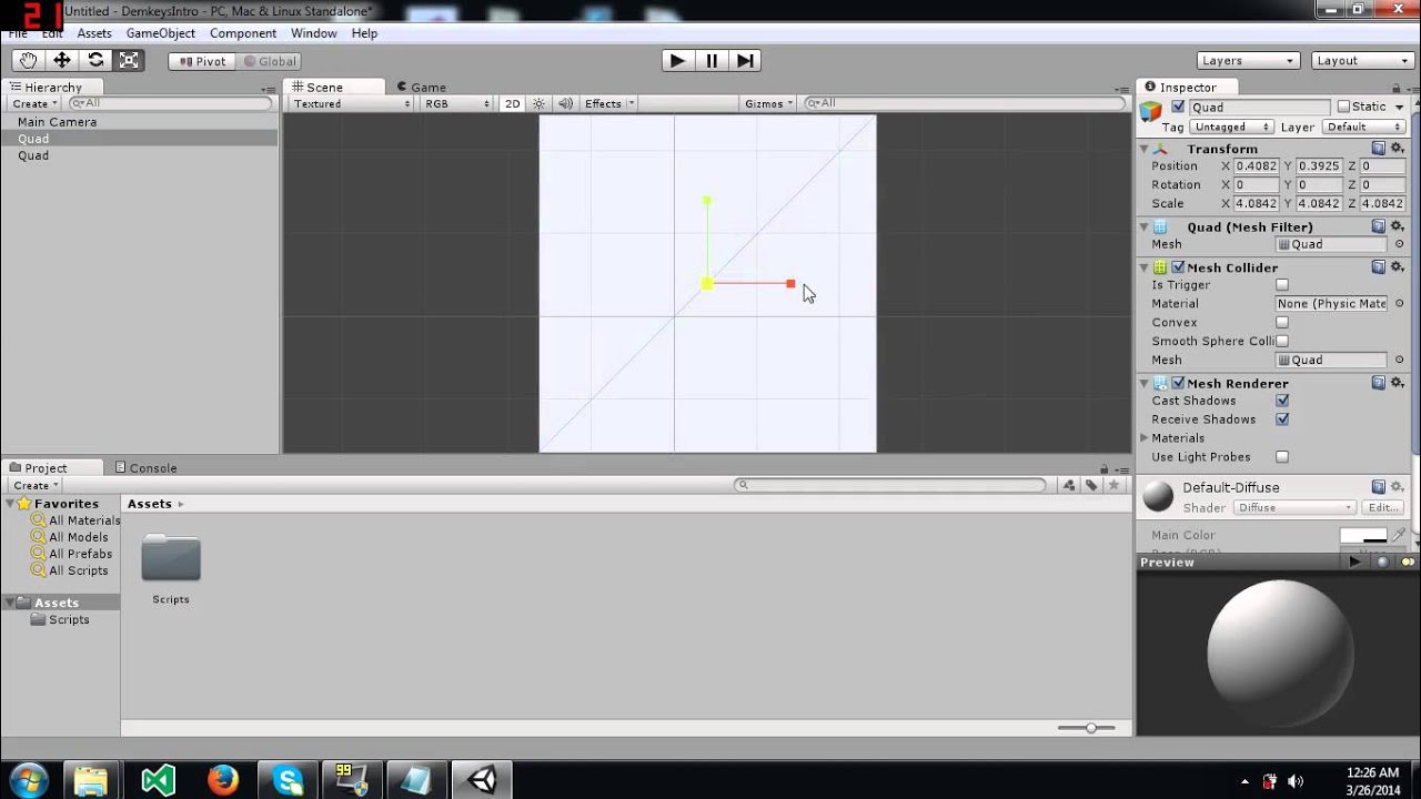 Unity Tutorial Intro To Unity Youtube