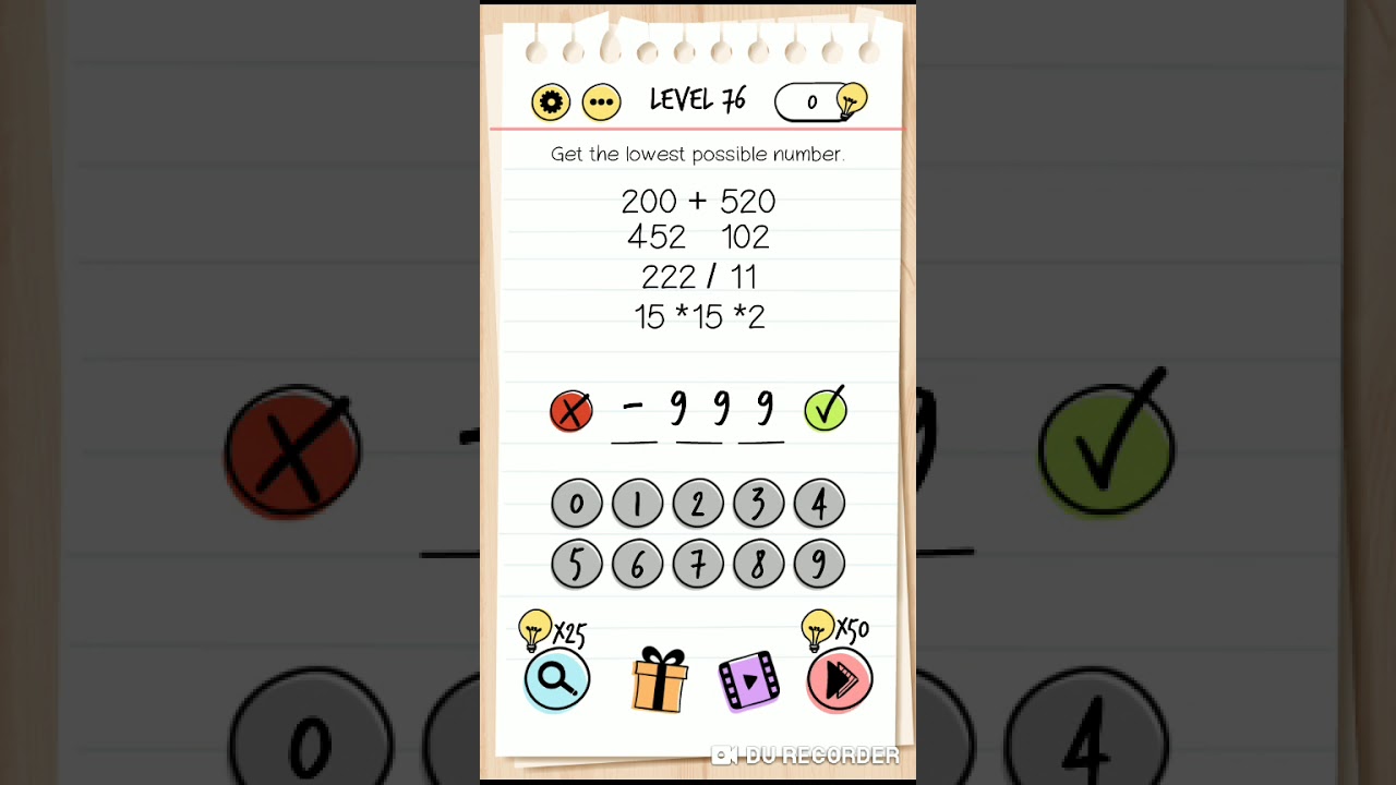 Brain Test Level 76 Answers Walkthrough Youtube