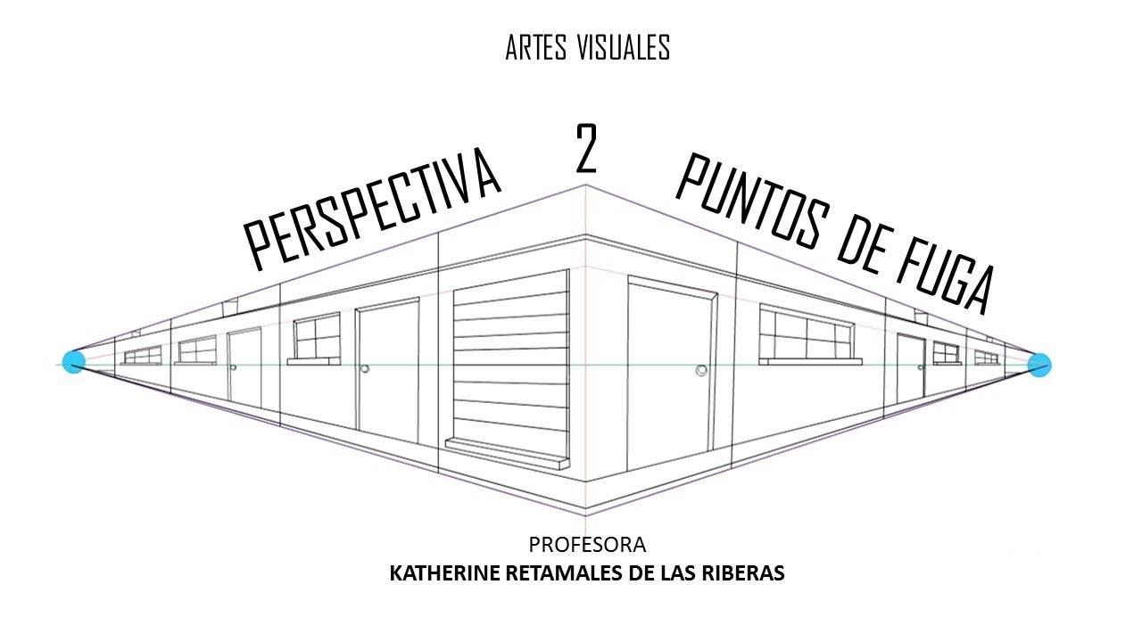 Perspectiva Con 2 Puntos De Fuga Dibujo Tcnico Dibujo En