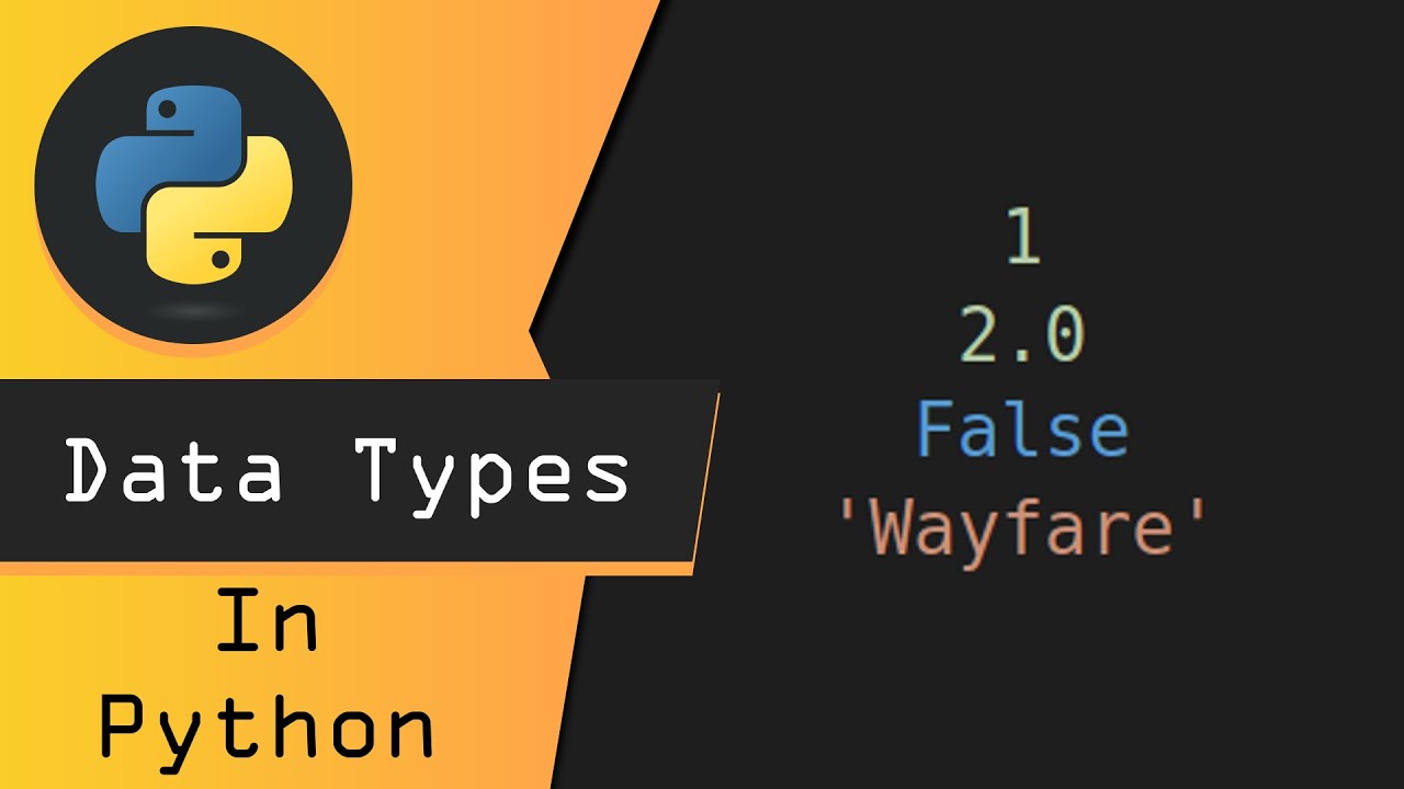 Python Data Types Youtube