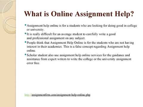 Assignment Help Online Youtube