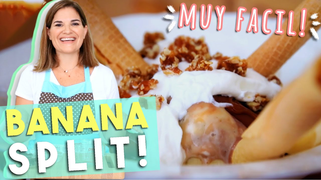 Como Hacer Banana Split рџќњрџќ Ana Avellana Youtube