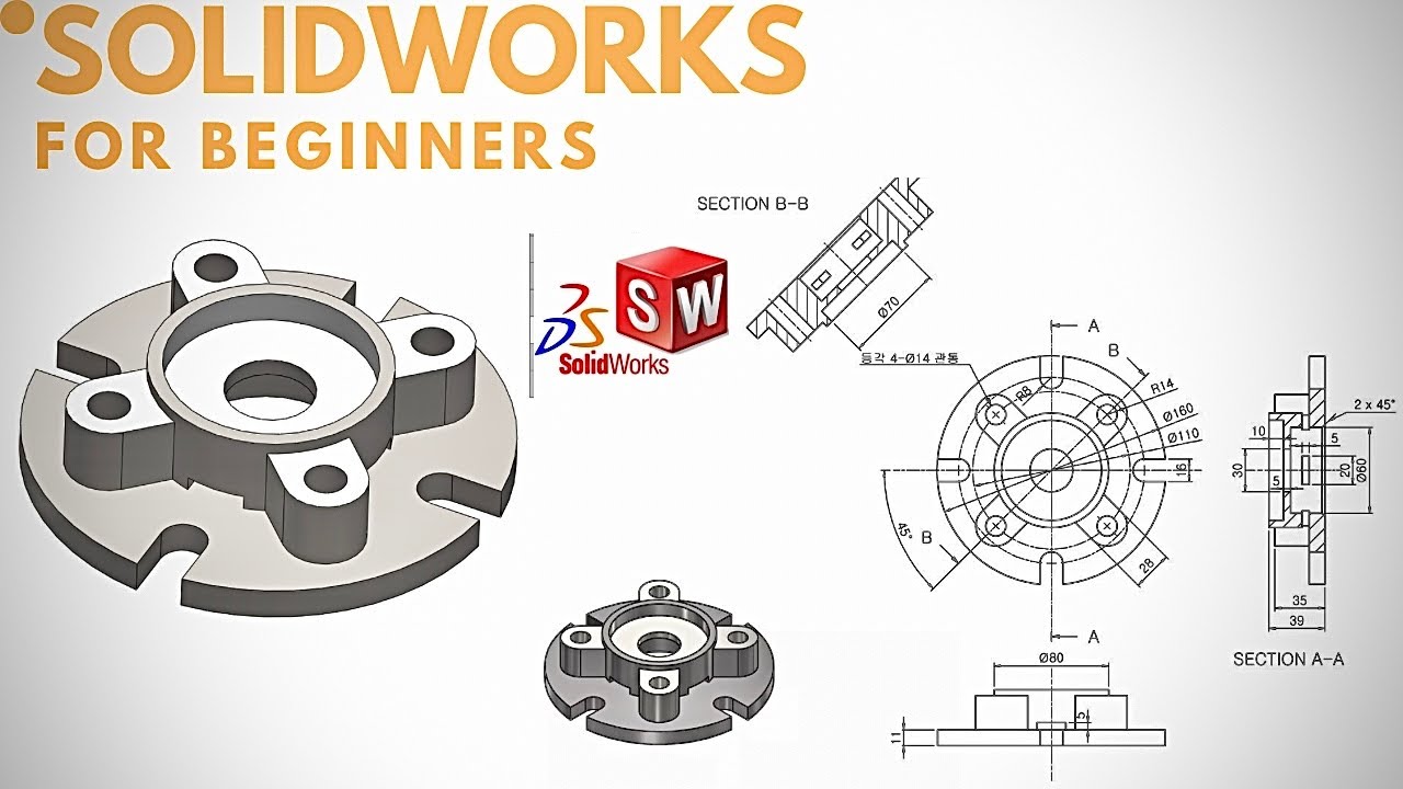 Solidworks Tutorial For Beginners Exercise Youtube