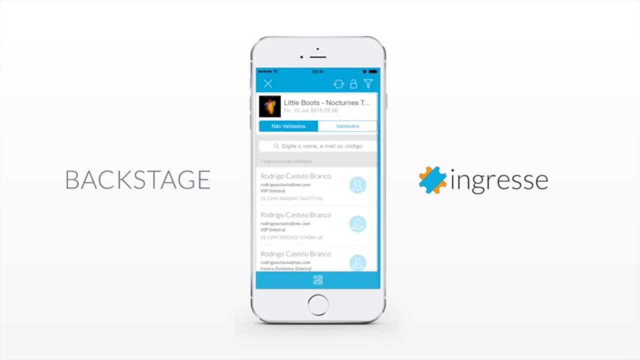 Ingresse Backstage Youtube