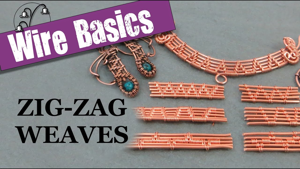 Wireweaving Basics Zig Zag Weaves Youtube