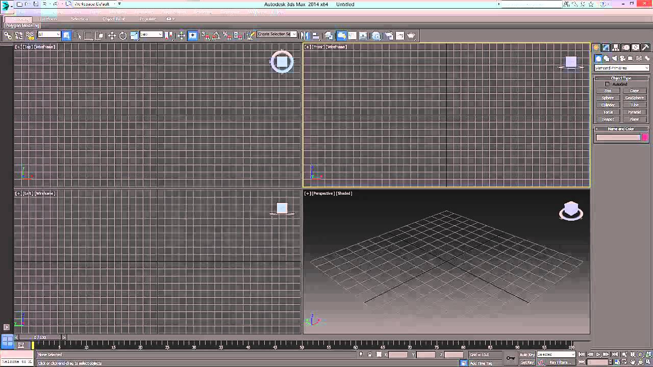 Introduction To 3dsmax Interface Youtube