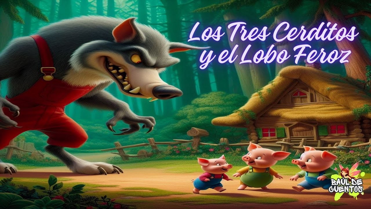 Los Tres Cerditos Y El Lobo Feroz Un Cuento De Valentía Y Trabajo En