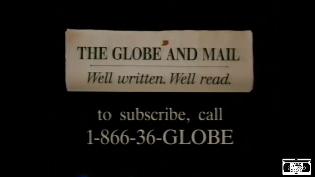 Ctv Ckco Closed Captioning Bumper Globe And Mail 2001 Youtube