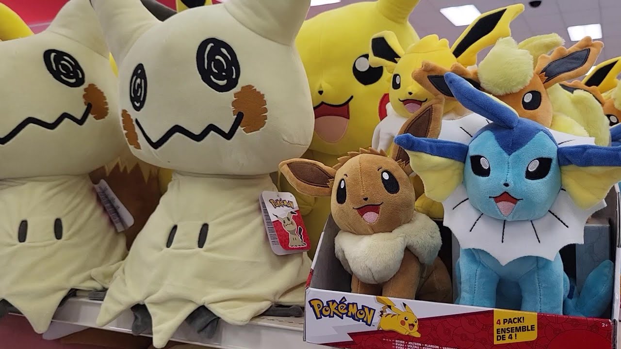Giant Pokemon Plush Toys Pikachu Psyduck Slowpoke Gengar Cubone Evee