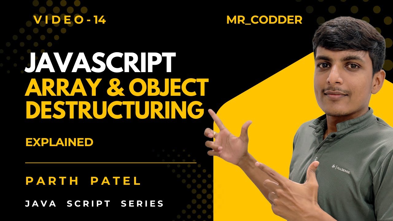 рџљђ Master Array Object Destructuring Javascript Tutorial 14 Youtube