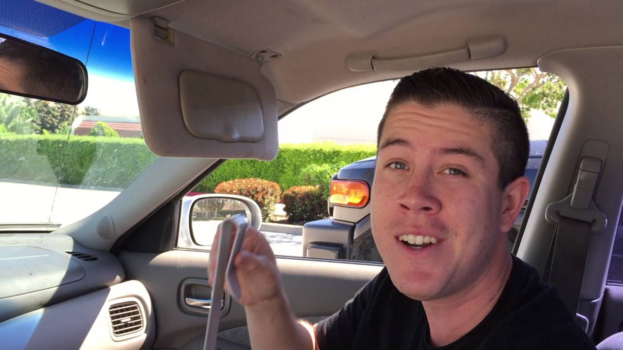 How To Make A Broken Sun Visor Stay Up By Using The Visoriser Youtube
