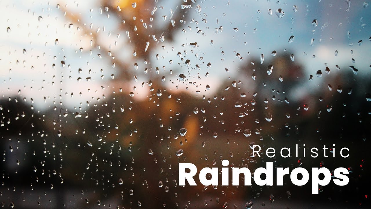 Realistic Raindrops Effect With Javascript Canvas Rainyday Js Youtube
