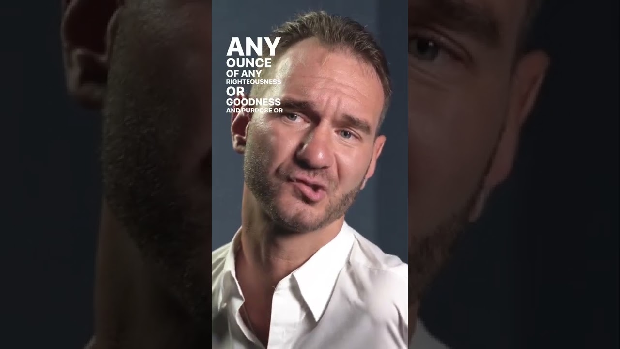 It S Never About Me Nickvujicic Limblesspreacher Hope Christian