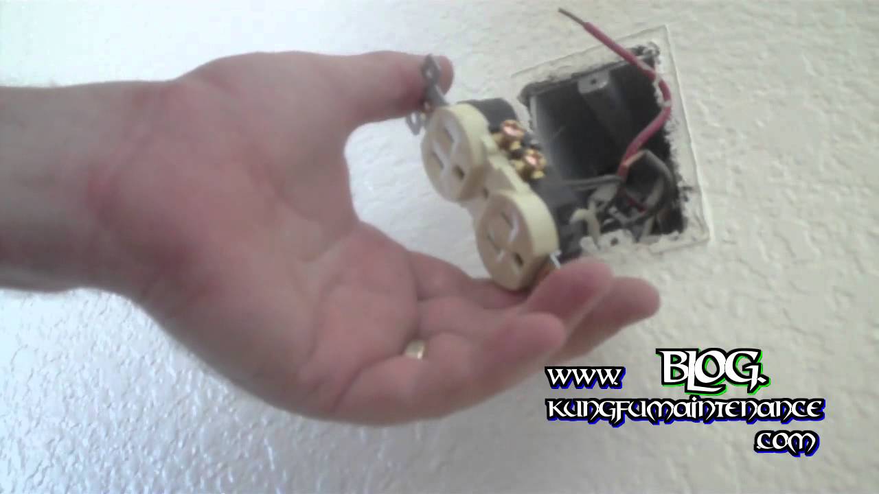 How To Replace Broken Electrical Wall Plug Outlets Youtube