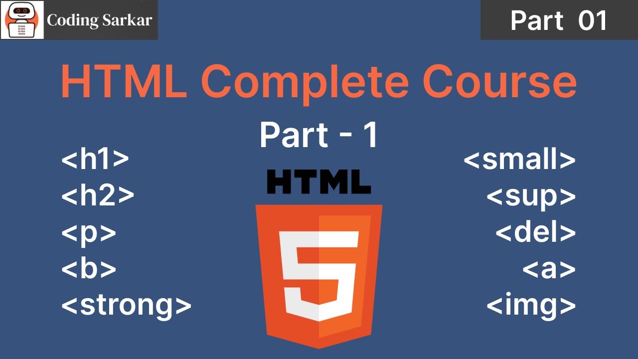 Complete Html Part 1 Youtube