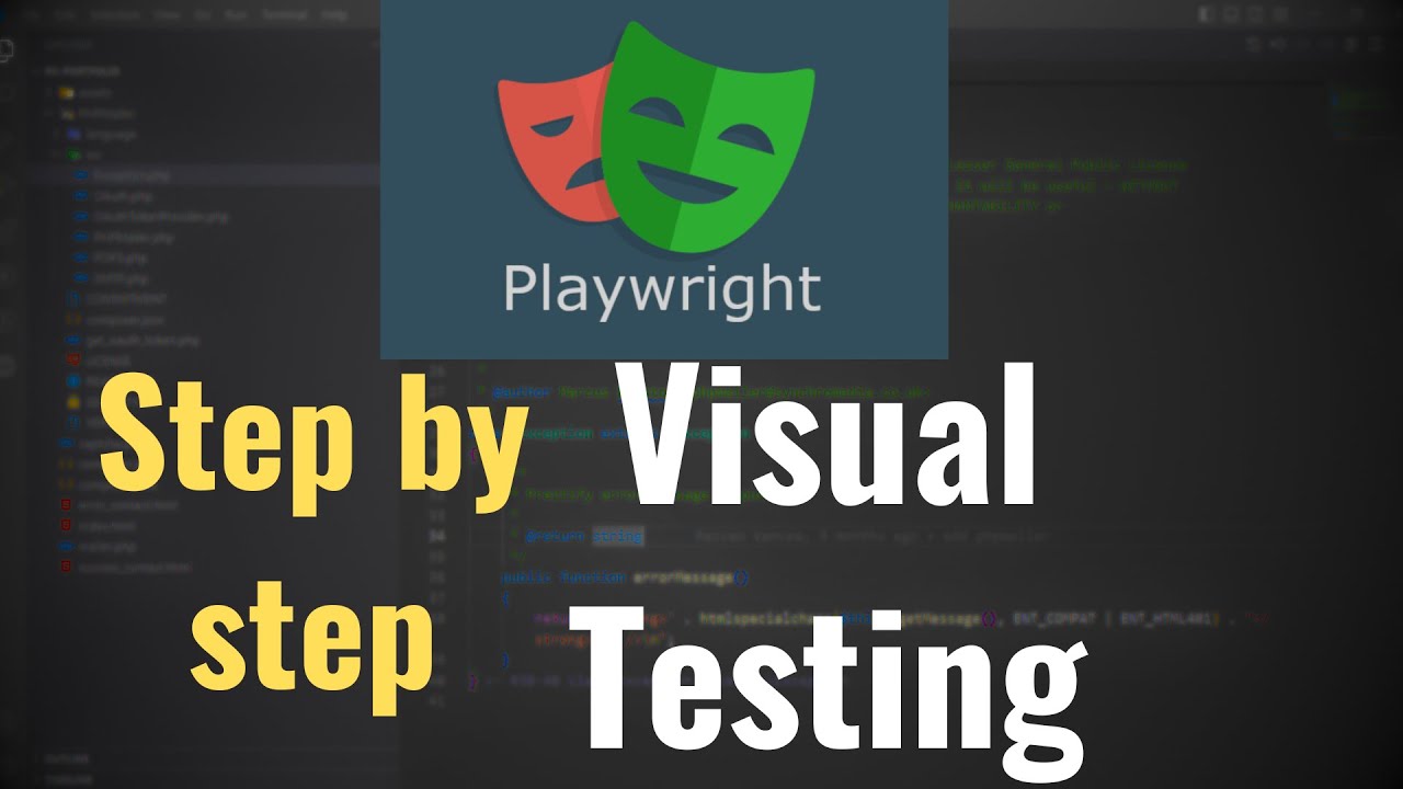 Visual Testing With Playwright Tutorial Youtube