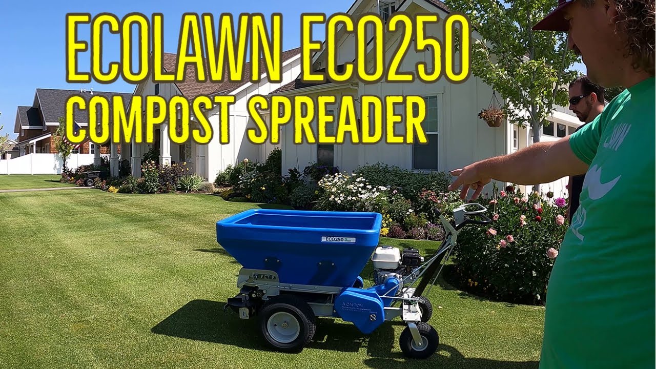 Ecolawn Top Dresser Eco250 Youtube