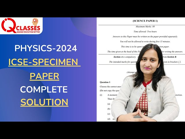 Isc Physics Specimen Paper Solved 2024 Isc Class 12 Physics Specimen ... Isc Physics Specimen Paper Solved 2024 Isc Class 12 Physics Specimen ...