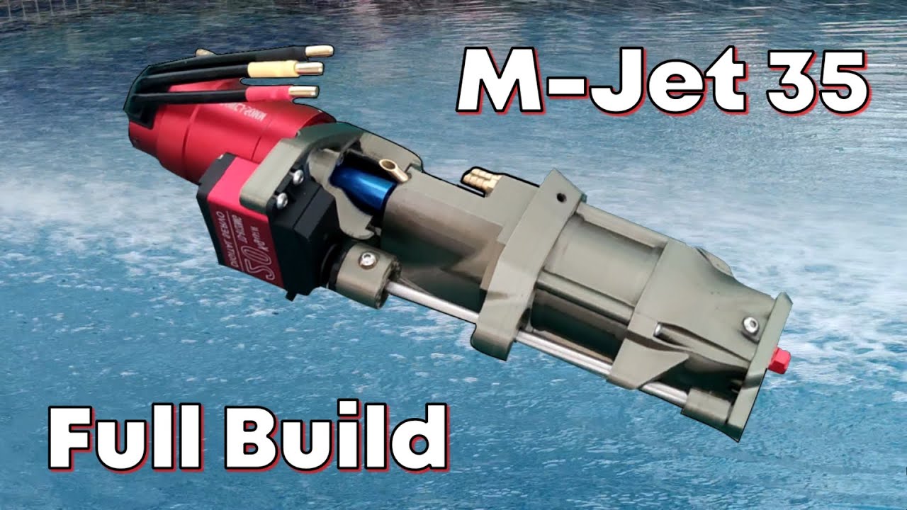 M Jet 35 Full Build 3d Printed Water Jet Pump For Rc Boats Youtube