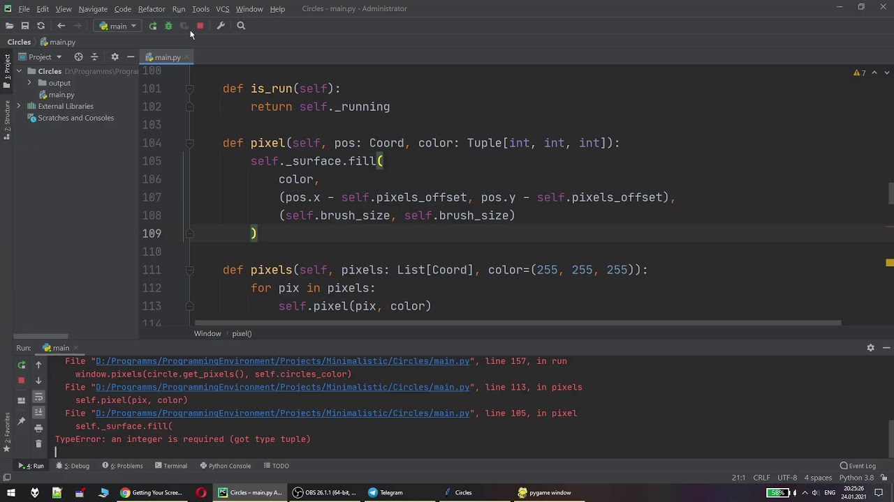 Circles Programming 2 Youtube