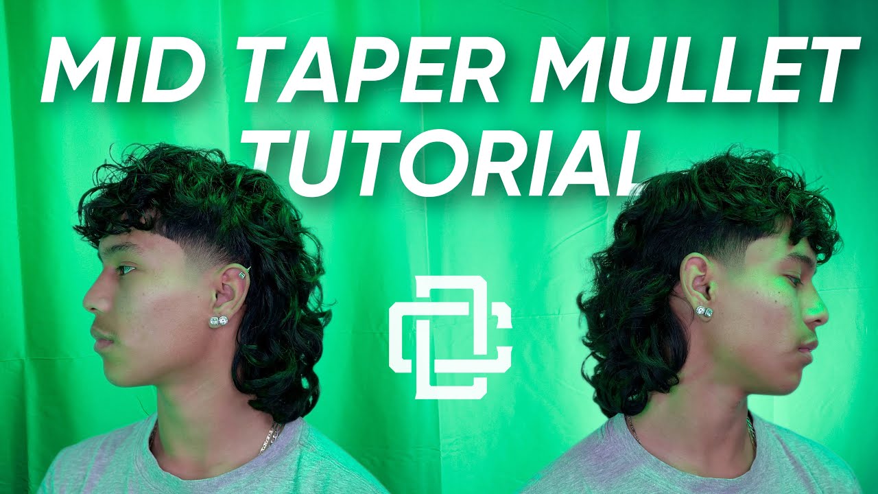 Mid Taper Mullet Step By Step Tutorial Youtube