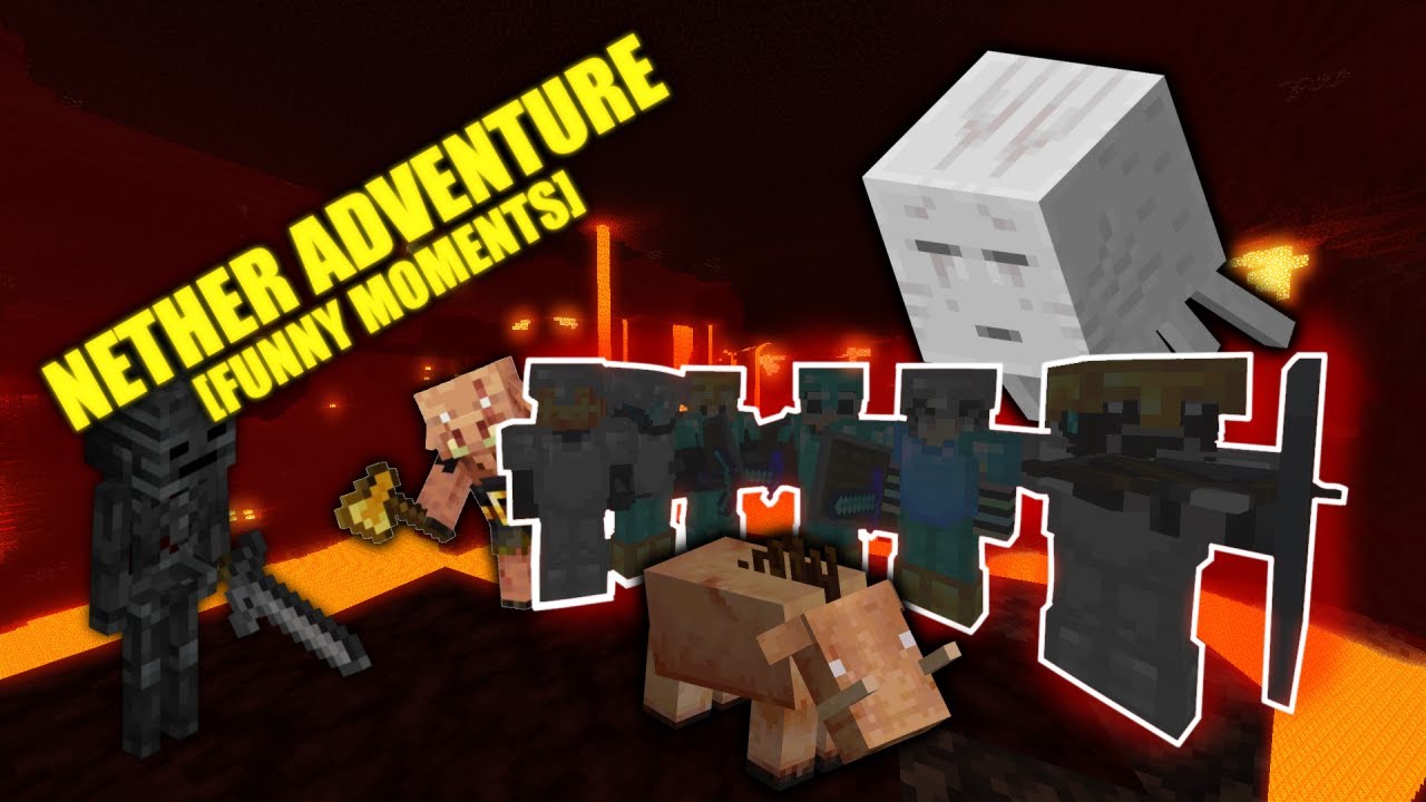 Minecraft Nether Adventure Funny Moments Youtube