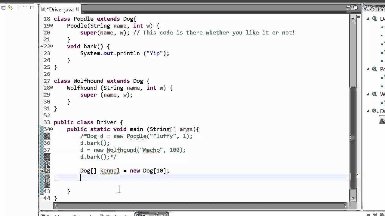 Tutorial 16 Polymorphism In Java Youtube