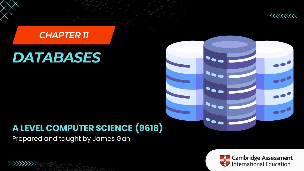 As A Level Computer Science 9618 Chapter 11 Databases Youtube