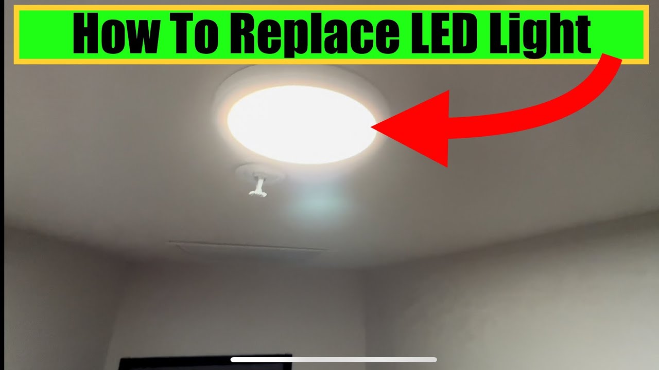 How To Replace Led Light Youtube