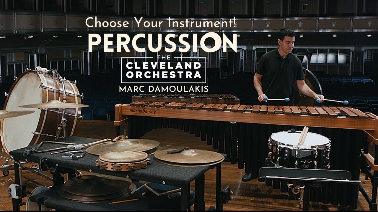 Choose Your Instrument Percussion Youtube