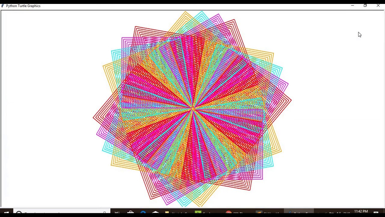 Python Turtle Graphic Design Youtube