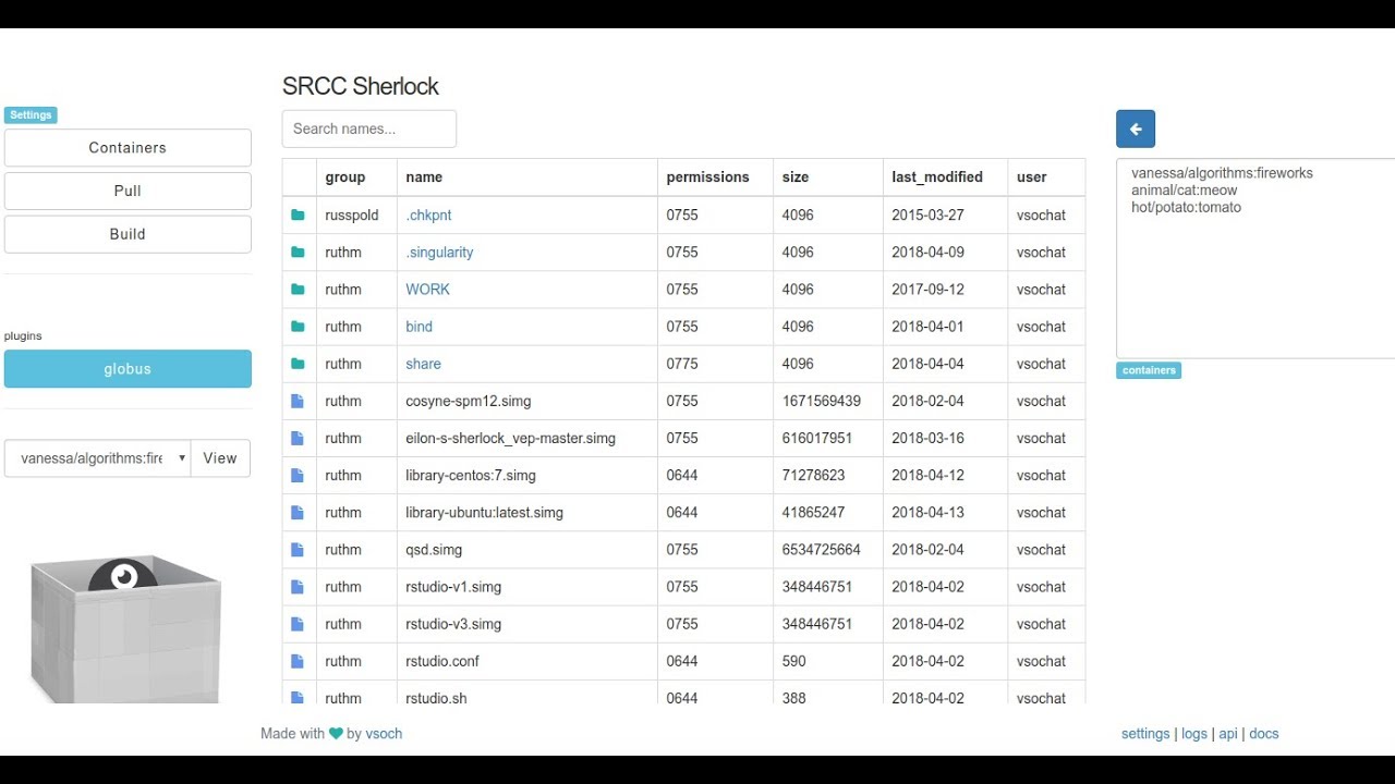 Tunel Interface For Singularity Containers Globus Youtube