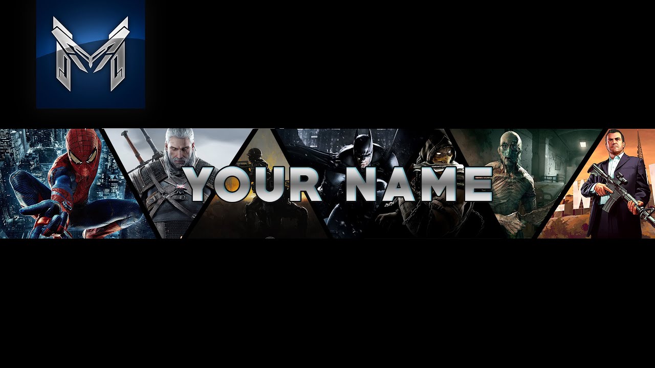 Gaming Banner Template Free Downland Speed Art Photoshop