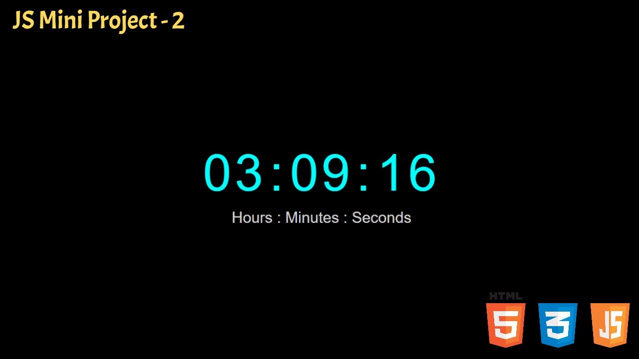 Making A Digital Clock Js Mini Project Series 2 вџ рџ Source Code On