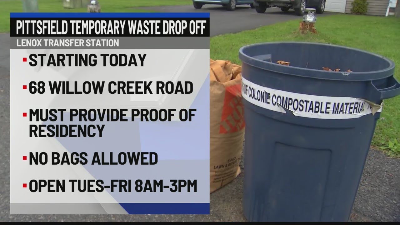 Pittsfield Temporary Waste Drop Off Youtube