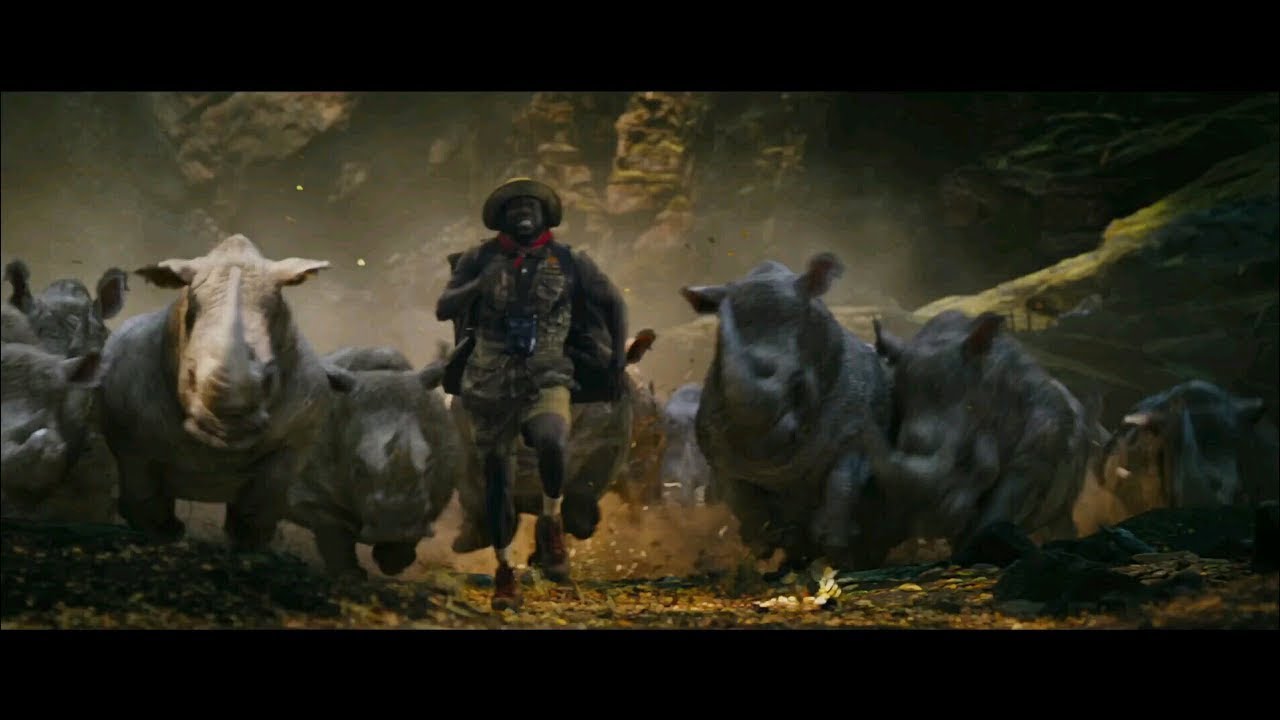 Jumanji Welcome To The Jungle 2017 Rock Adventure Scene Youtube
