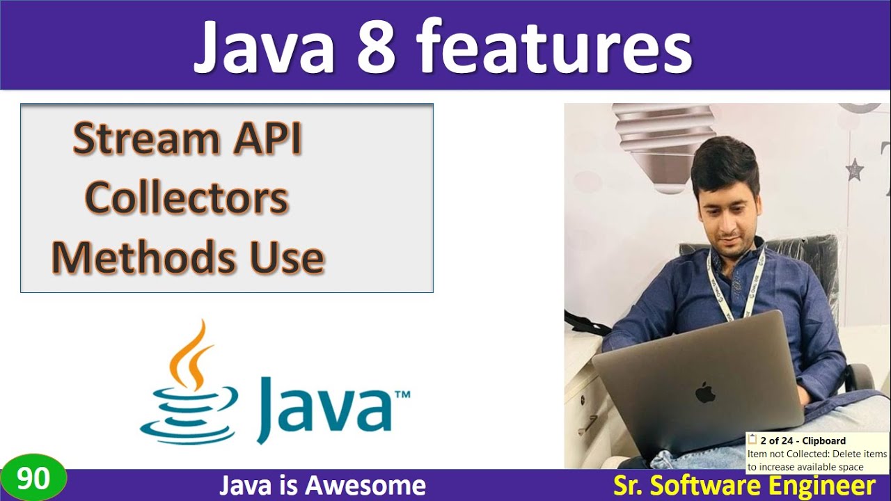 Stream Api Collectors Class Method Use Java 8 Features Youtube