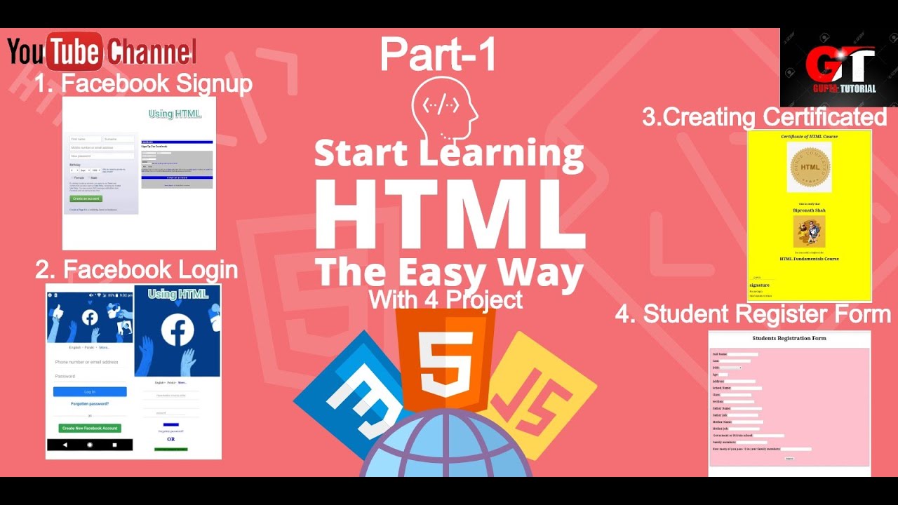 Html For Beginner Part 1 Prabin Gupta Gupta Tutorial Youtube