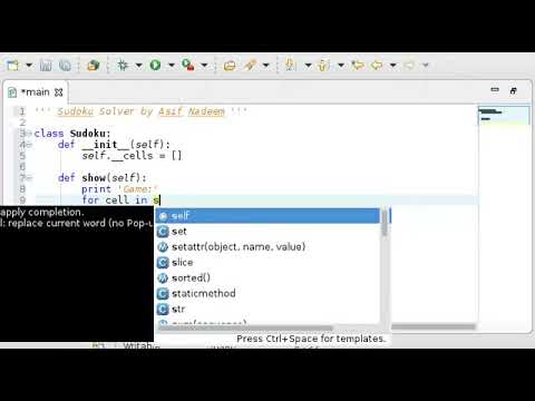 Learn Python Making Sudoku Solver Step 1 Starting Base Youtube