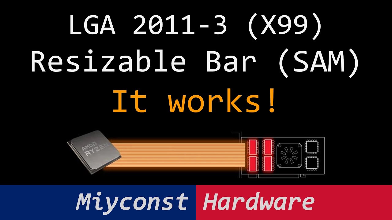 рџ рџ Resizable Bar Rebar On Lga 2011 3 X99 вђ How To Enable And Get