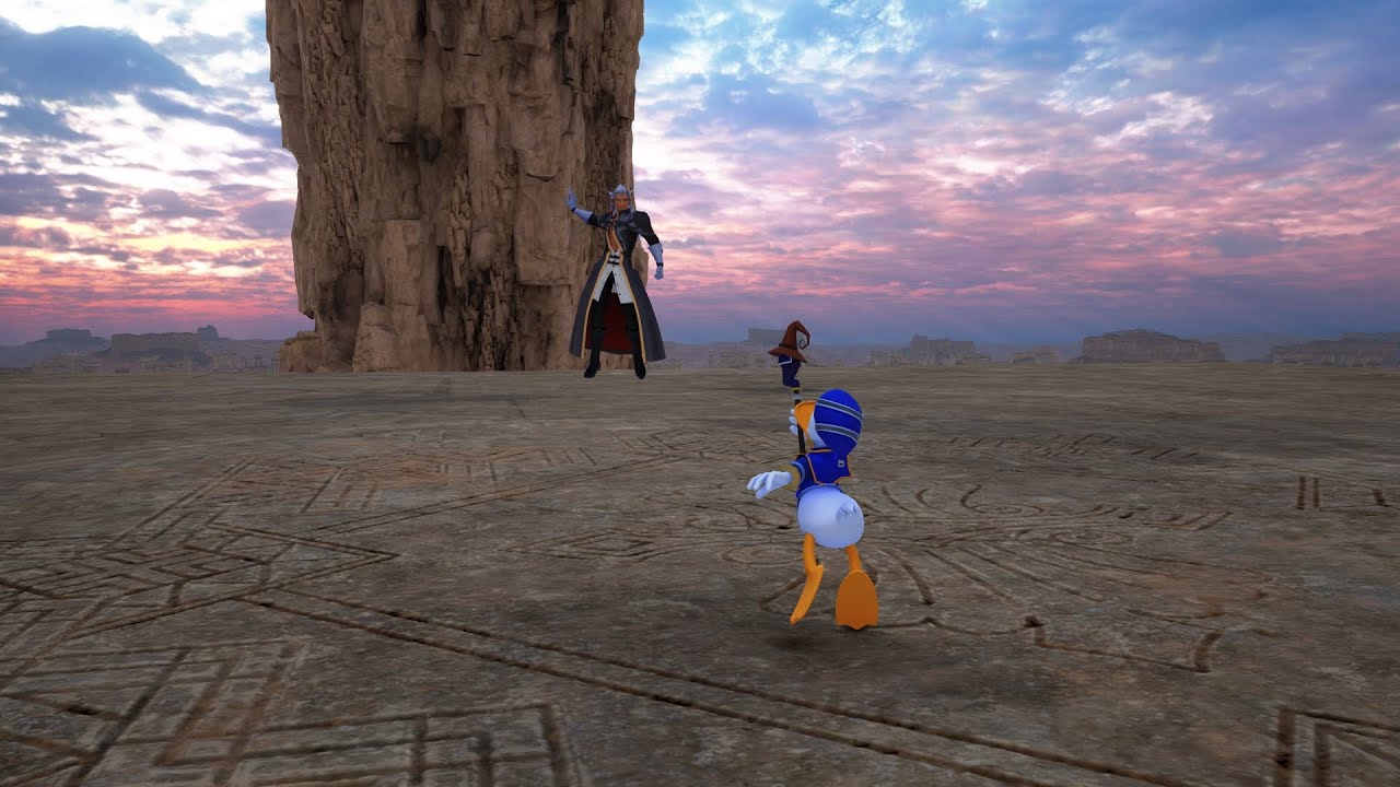 Kh3 Mod Battles Donald Vs Ansem Youtube