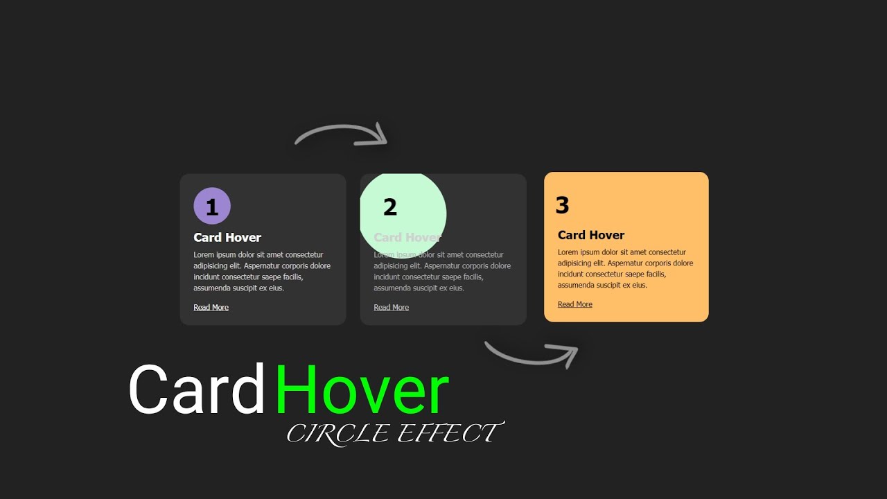 Create Stunning Card Hover Effects With Html Css Youtube