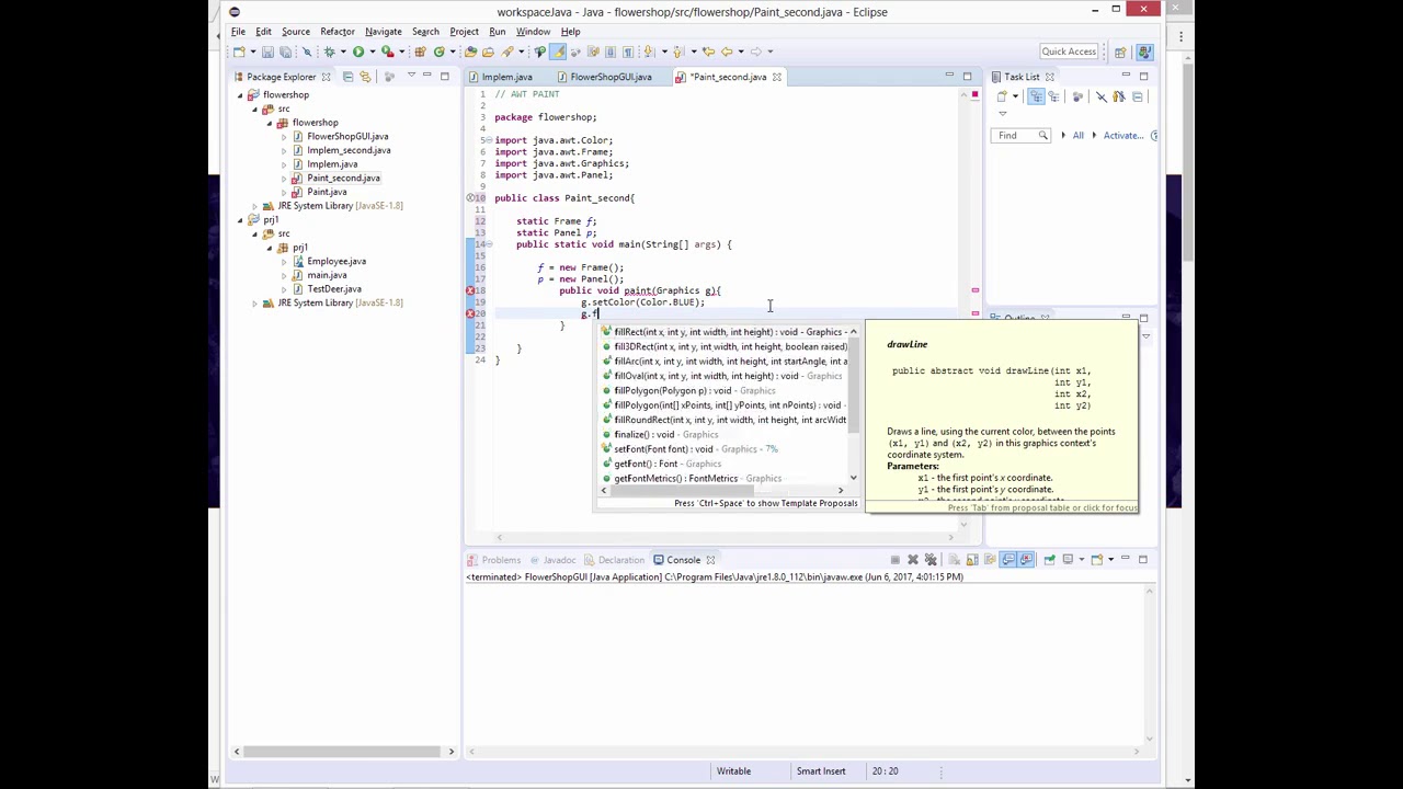 Java 8 Programming Tutorial Simple Java Graphics