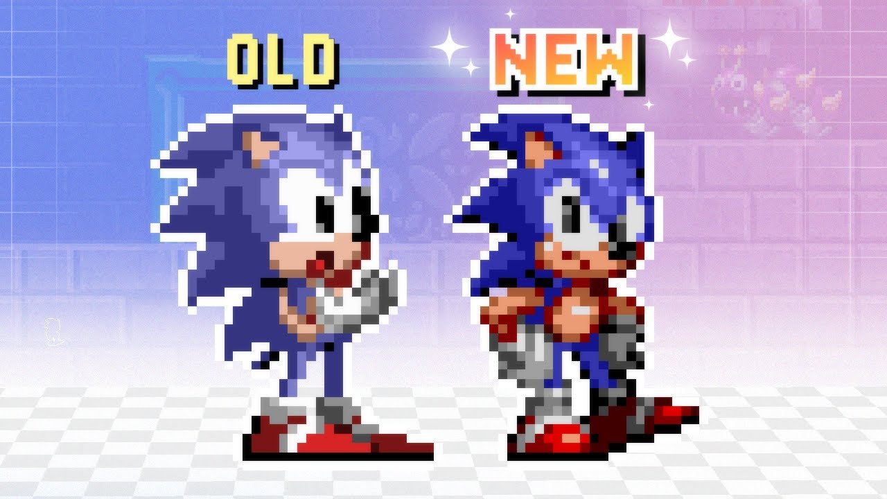 Sonic Running Sprite Sheet Custom Edited Sonic The Hedgehog