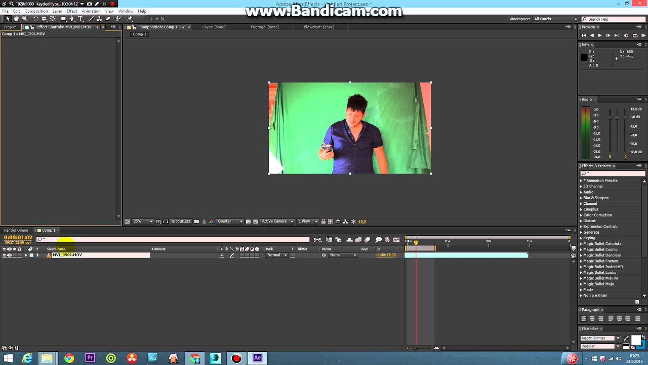 After Effects Green Screen Tutorial 1 Youtube