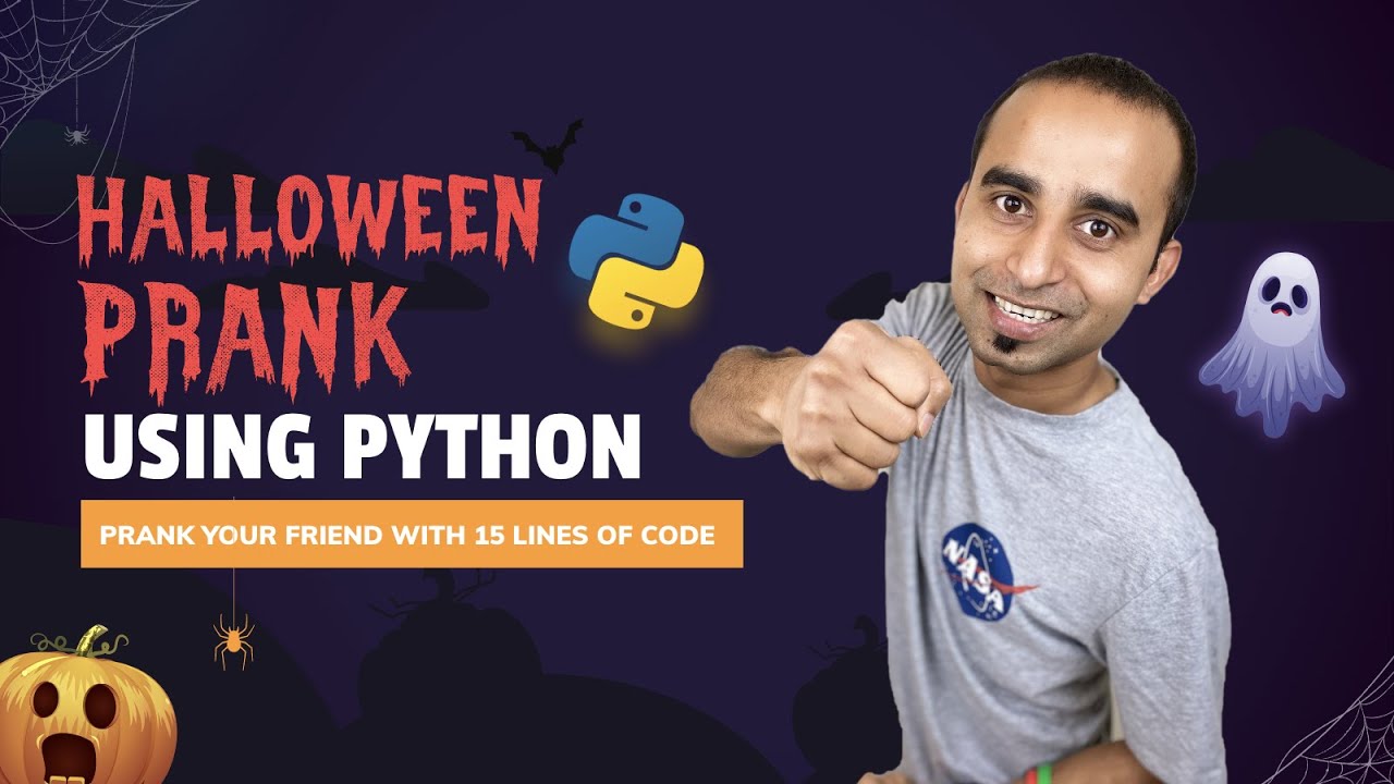 Halloween Prank Using Python Learn Python Python Project Prank
